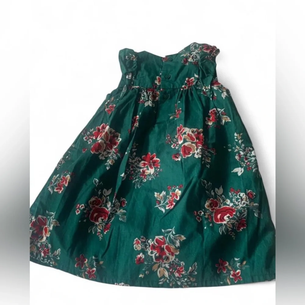 Carter's | Dresses | Carters Teal Floral Casual Spring Dress Toddler ...